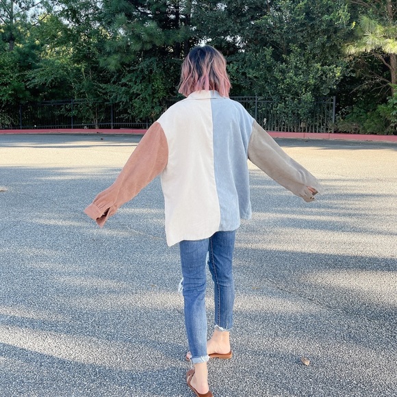 Dash of Pink | Jackets & Coats | Have It All Color Block Boyfriend ...